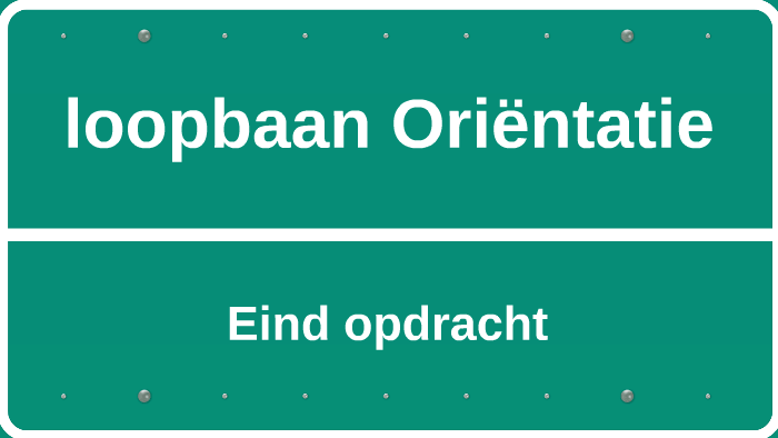 loopbaan Oriëntatie by Tim Neijman on Prezi