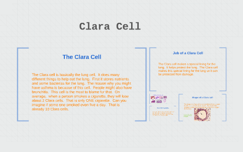 Clara Cell by Brooke Sides on Prezi