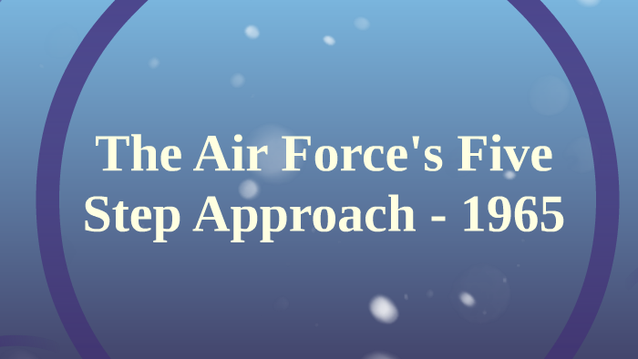 The Air Force's Five Step Approach - 1965 by Ivon Hui on Prezi