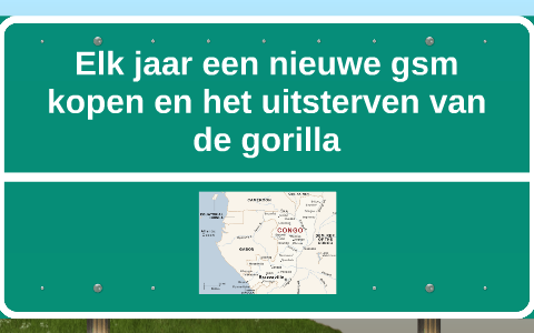 Elk jaar een nieuwe gsm kopen en het uitsterven van de goril by marie ...