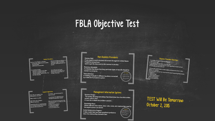 FBLA Objective Test by Sarah Swafford on Prezi FBLA Objective Test by Sarah Swafford on Prezi