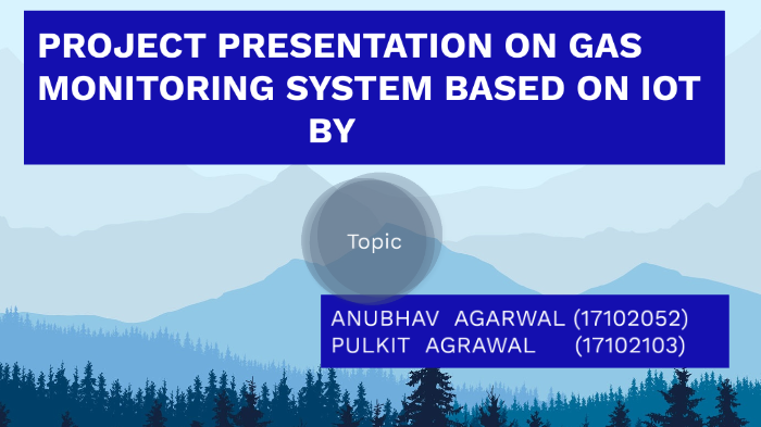 GAS MONITORING SYSTEM BASED ON IOT by anubhav agarwal on Prezi