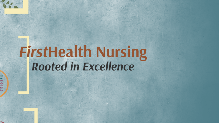 FirstHealth Nursing by corinne cochran