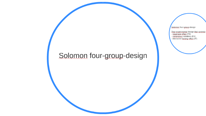Solomon four-group-design by Matthias Dressler on Prezi