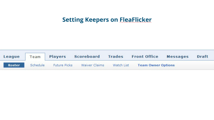 Setting Keepers on FleaFlicker by Gordon Yun on Prezi