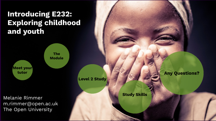 Introducing Exploring childhood and youth by Melanie Rimmer on Prezi