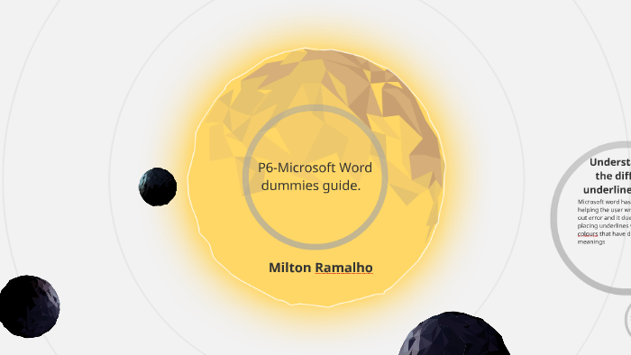 word dummies guide by milton ramalho on Prezi