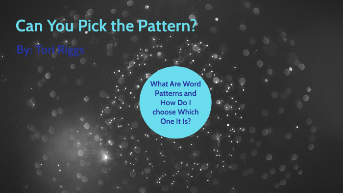 CV Word Patterns by Tori Riggs on Prezi