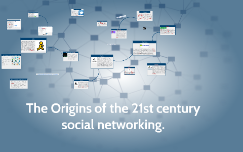 The Origins of the 21st century social networking. by Carmina Ayala on ...