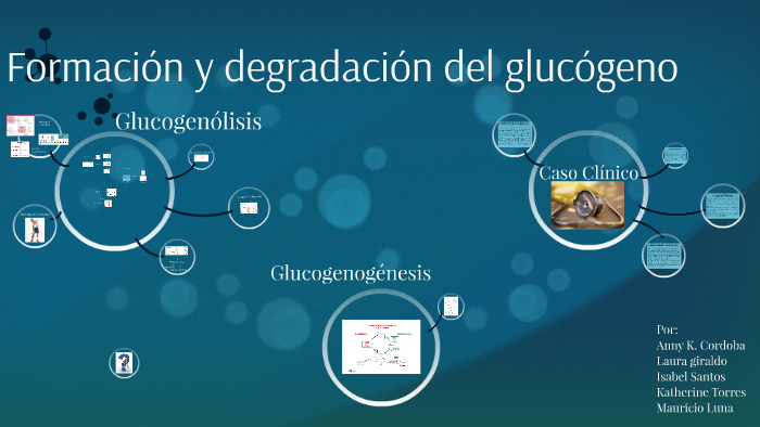 Formación y degradación del glucogeno by Mauricio Luna Londoño on Prezi