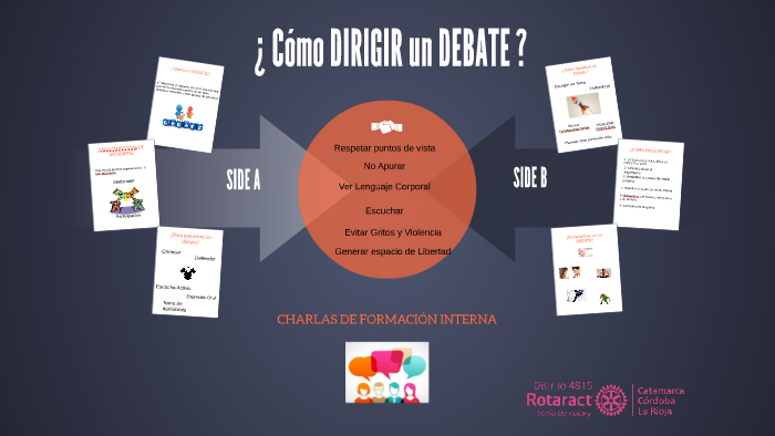 ¿ Cómo DIRIGIR un DEBATE ? by Emiliano Lapetina