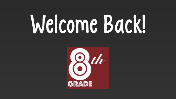 Welcome Back! by james patterson on Prezi