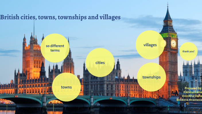 BRITISH CITIES TOWNS TOWNSHIPS AND VILLAGES by Анастасия Бобкова on Prezi