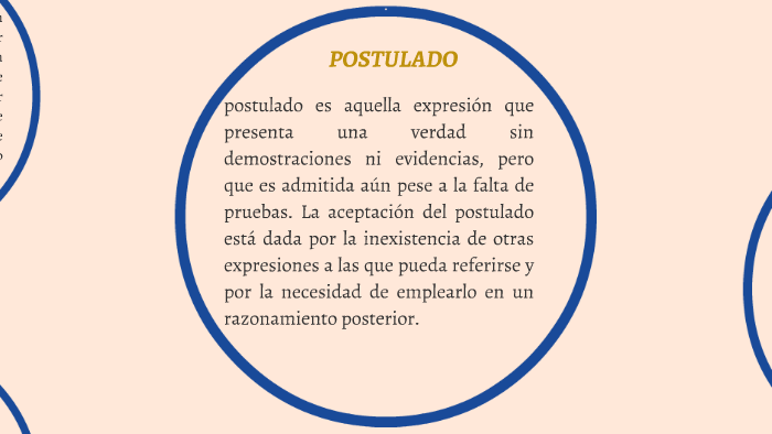 postulado es aquella expresión que presenta una verdad sin d by BELEM ...