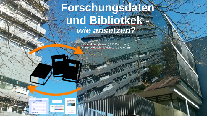 Forschungsdaten und Bibliothek - wie ansetzen? by Frank Waldschmidt ...