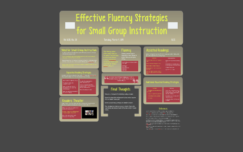 Effective Fluency Strategies by Sara Little on Prezi