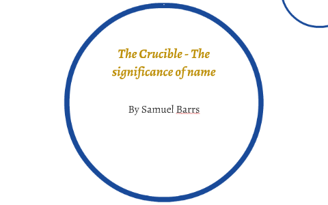 The Crucible - Respect and reputation by Sam Barrs on Prezi