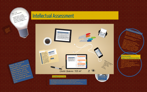 Intellectual Assessment by Chris Cleaver on Prezi