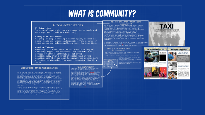 What is community? by taylor kaul