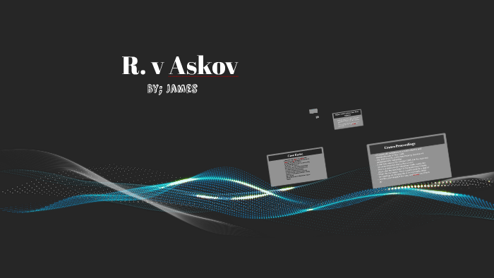 R. v Askov by James davidson