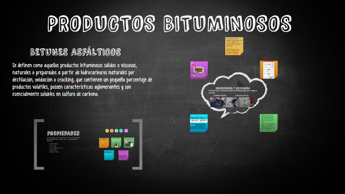 PRODUCTOS BITUMINOSOS by José Hernández