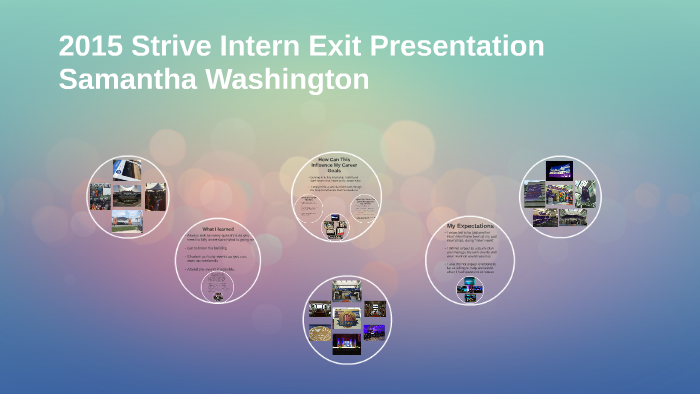 2015 Strive Intern Exit Presentation - Samantha Washington by samantha ...