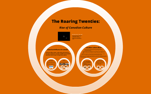 The Roaring Twenties: Rise of Canadian Culture by Phil Crichton on Prezi