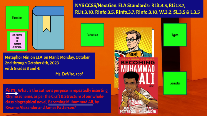 10-2-2023 ELA Rhyme Scheme - Author's Craft & Structure Becoming ...