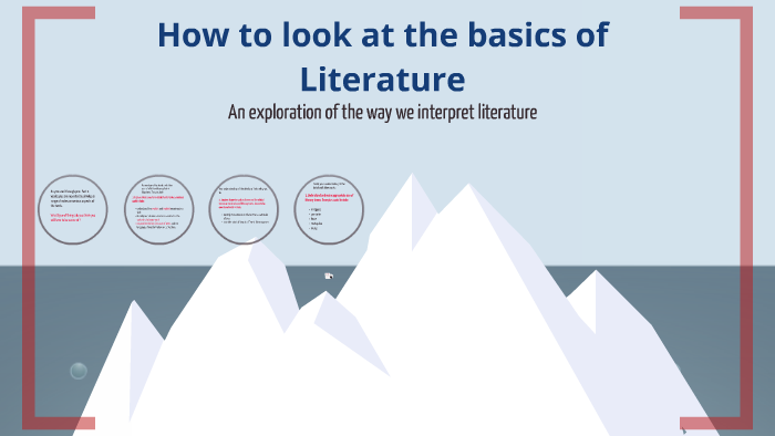 Exploring Literature by Richard G on Prezi