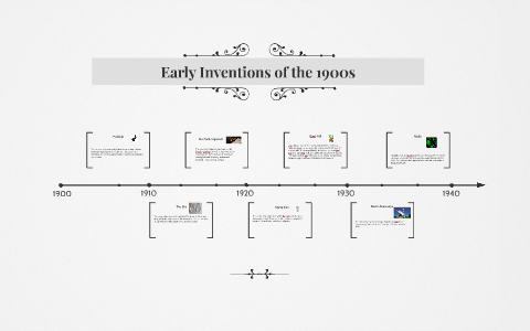 Early Inventions of the 1900s by Trinity Edwards on Prezi