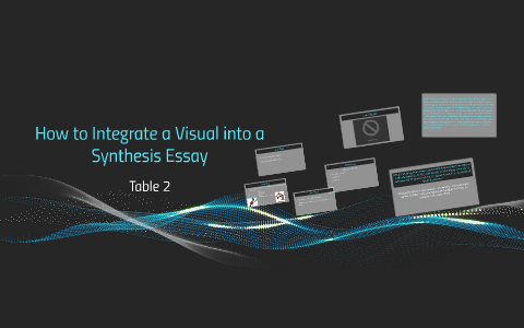 How to Integrate a Visual into a Synthesis Essay by Lauren Hernandez on ...