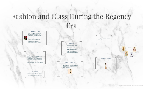Fashion and Class During the Regency Era by Jessica Donaldson on Prezi