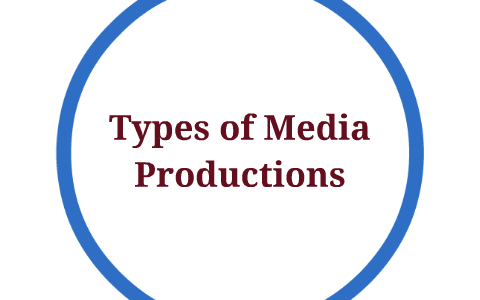 Types of Media Productions by Tom Garrett on Prezi