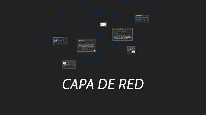 Capa de red. El nivel de red o capa de red, según la normali by Jhon ...