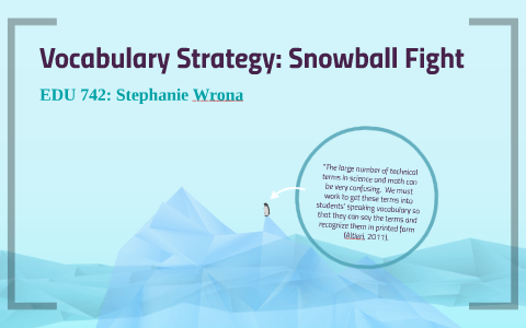 Vocabulary Strategy: Snowball Fight by Stephanie Wrona on Prezi