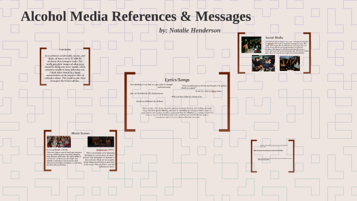 Alcohol Media Messages by Natalie Henderson on Prezi