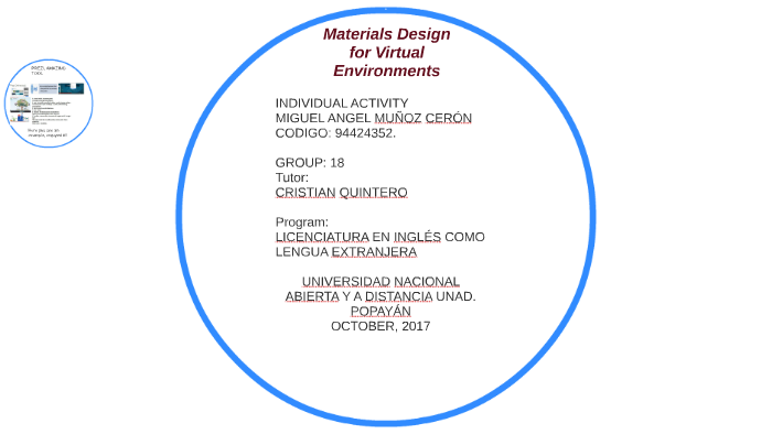 Materials Design for Virtual Environments by Miguel Muñoz on Prezi
