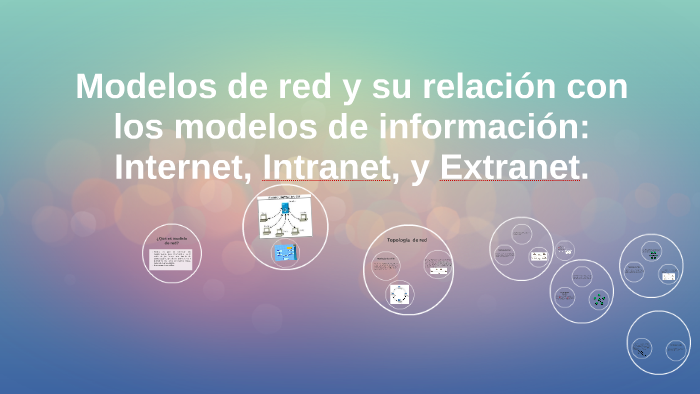 Modelos de red y su relación con los modelos de información: by Brisa ...
