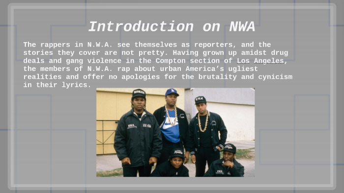 NWA and Counter Culture by Irving Guillen on Prezi