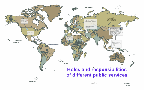 Roles and responsibilities of different public services by Barney ...