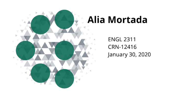 alia Mortada ENGL 2311 by alia mortada on Prezi
