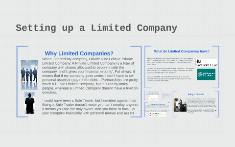 Setting up a Limited Company by Ed Goodall on Prezi