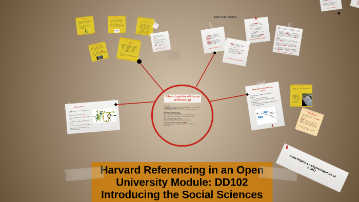 Harvard Referencing in the Open University module DD102: Introducing ...