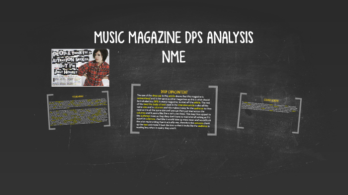 MUSIC MAGAZINE DPS ANALYSIS by Connor Foster on Prezi