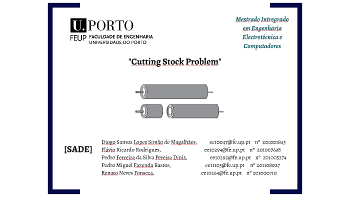 Cutting Stock Problem by Pedro Bastos on Prezi