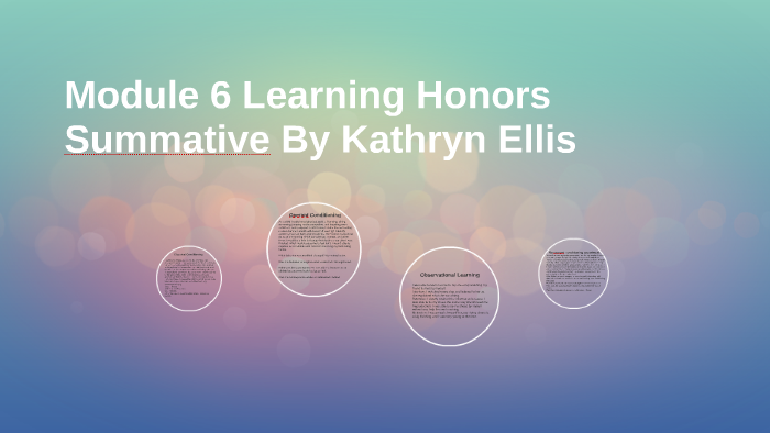 Module 6 Learning Honors Summative By Kathryn Ellis by Katie Ellis on Prezi