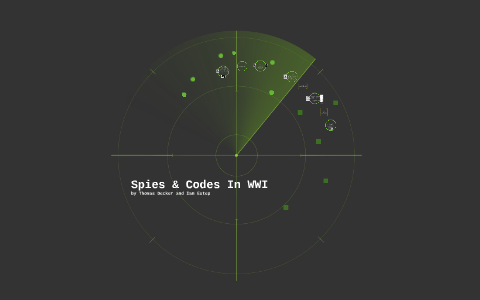 Spies & Codes In World War 1 by Ian Estep on Prezi