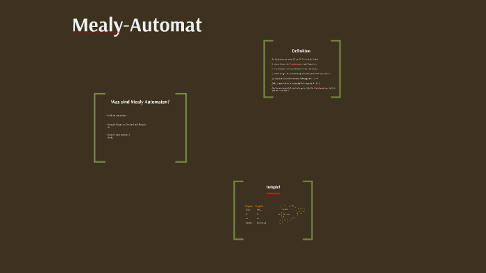 Mealy-Automat by Marius Schramm on Prezi