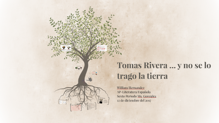 Tomas Rivera, ... y no se lo trago la tierra by William Hernandez on Prezi