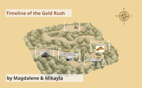 Timeline of the Gold Rush by on Prezi